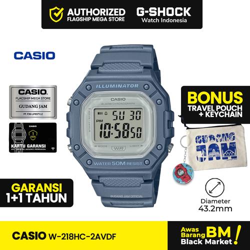 Promo Casio General W-218HC-2AVDF W-218HC W-218 W218HC W 218HC - Kota ...