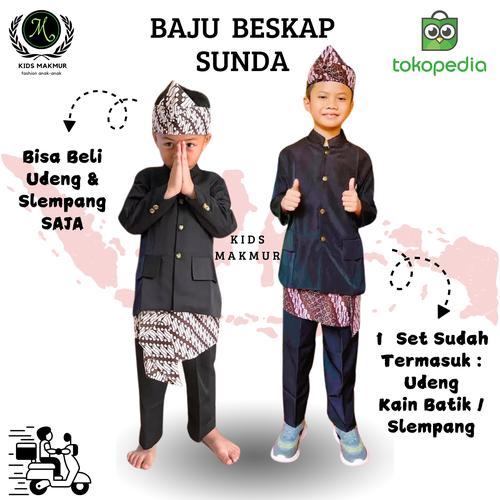 Promo Baju adat sunda stelan adat daerah sunda tk sd anak laki laki ...