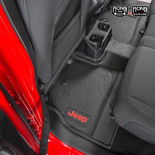 Promo Mopar All-Weather Floor Mats Jeep Wrangler Rubicon JL Karpet ...