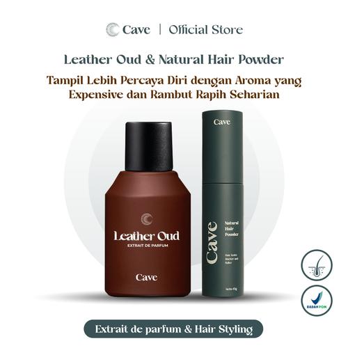 Promo Cave Bundling Natural Hair Powder & Eau de ParfumLeather Oud 50 ...