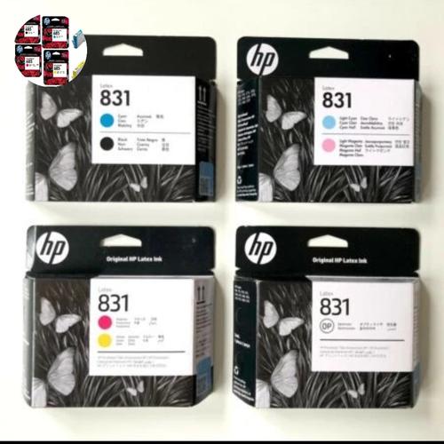 Jual Printhead latex hp 831black cyan. magenta yellow op lc lm original ...