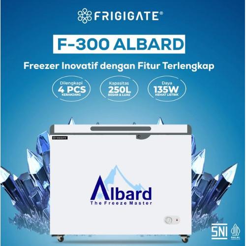 Jual FRIGIGATE F-300 LV CHEST FREEZER BOX 300 L LEMARI PEMBEKU 300 ...
