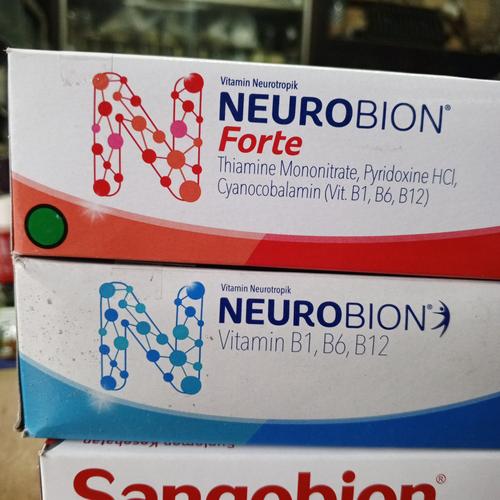 Jual NEUROBION VITAMIN NEUROTROPIK BIRU BIASA MERAH FORTE - MERAH 10 ...