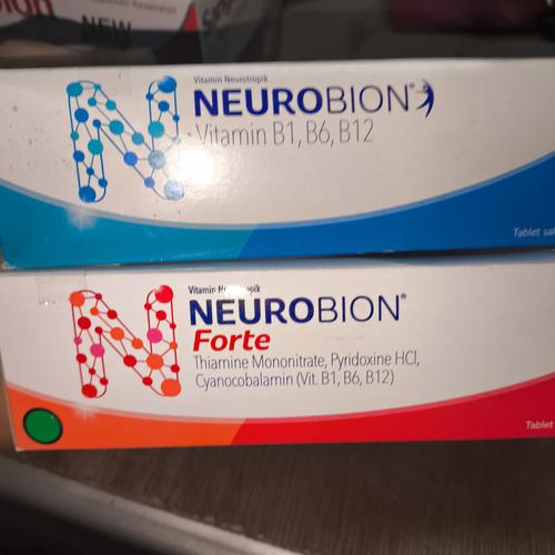 Jual NEUROBION VITAMIN NEUROTROPIK BIRU BIASA MERAH FORTE - BIRU 10 ...