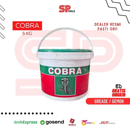 Jual GREASE GEMUK GEMOK GOMOK 5KG HIGH CHASSISS GREASE HIJAU COBRA ...