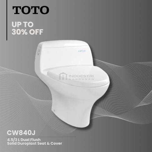 Promo Closet Duduk TOTO One Piece CW840J + TC840SJ Soft Closing (305mm ...