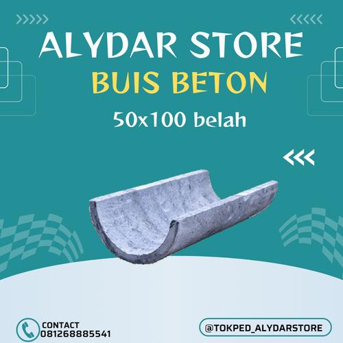 Jual Buis Beton ukuran 50x100 belah - Kota Depok - alydarstore | Tokopedia