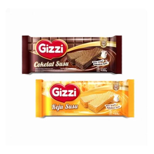 Jual Gizzi Wafer Chocolate Susu/Susu Keju 122gr - Susu Keju - Jakarta ...