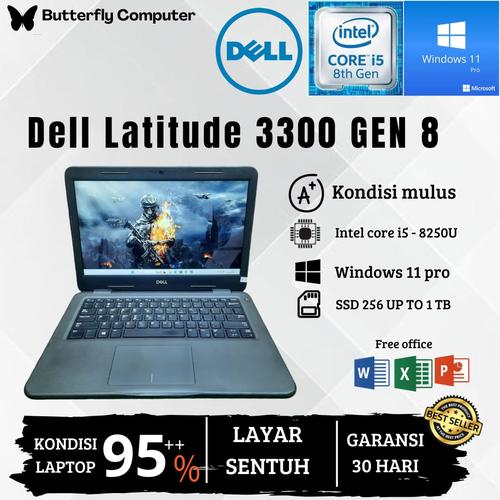 Promo Laptop Dell Latitude 3300 CORE i5 GEN 8 - RAM 16GB SSD 1TB ...