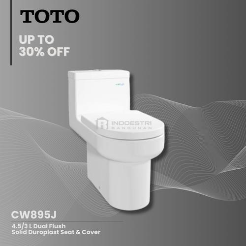 Promo Closet Duduk TOTO One Piece CW895J + TC880SJ Soft Closing (305mm ...