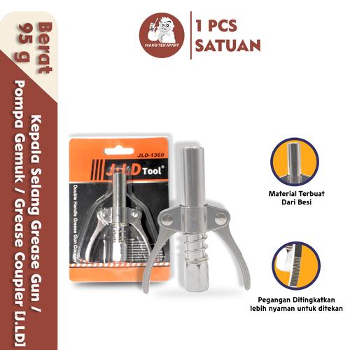 Jual Kepala Pompa Grease Gun Coupler JLD Alat Aplikasi Minyak Gemuk ...