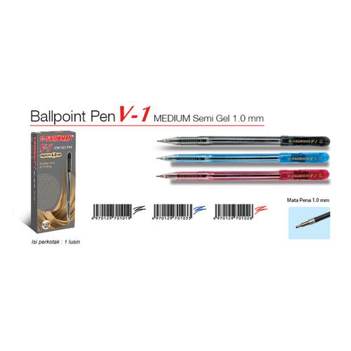 Promo Bolpen Snowman V1 MEDIUM / Ballpoint Snowman V1 Medium PCS - Kota ...
