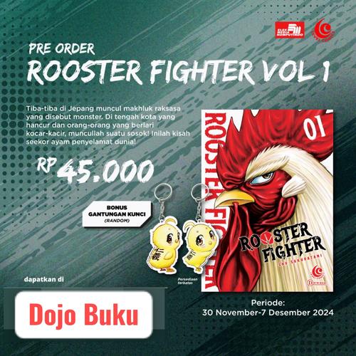 Jual Komik Rooster Fighter 1 by Shu Sakuratani - +Bonus - Jakarta Barat - Dojo Buku | Tokopedia