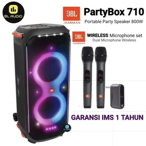 Jual JBL PartyBox 710 & JBL AS2 Two Mic Wireless Set Portable Party Spk ...