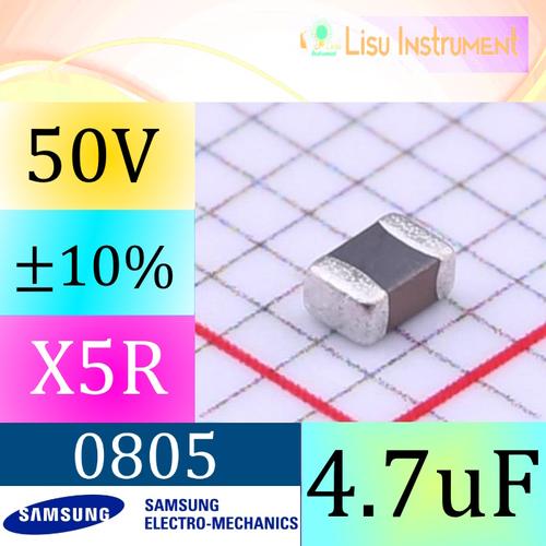 Jual 4.7uF ±10% 50V X5R 0805 2012(mm) SMD Multilayer Ceramic Capacitor ...