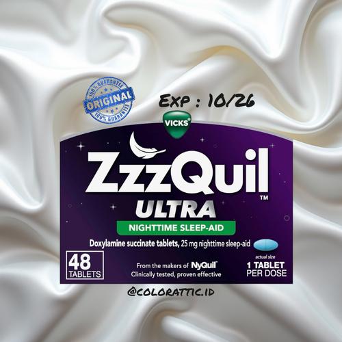 Jual ZZZQUIL ULTRA, NIGHTTIME SLEEP-AID - FROM USA - 2 TABS - Jakarta ...