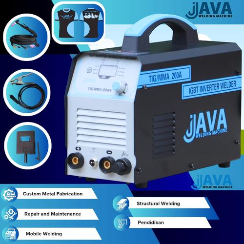 Jual Mesin Las Argon TIG 200 A Java Welding Alat Las Besi Stainless ...