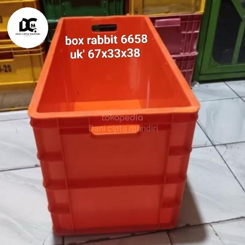 Jual box kontainer plastik rabbit 6658, Box industri serbaguna - Kab ...