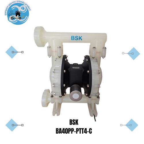 Jual Diaphragm Pump BSK BA40PP-PTT4-C / Pompa Diafragma Wetted Material ...