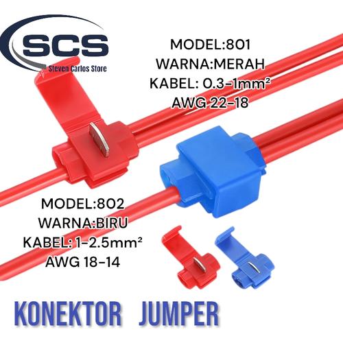 Jual Konektor Kabel Jumper Scotch Lock Quick Splice Wire Connector ...
