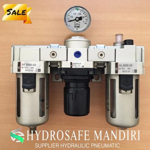 Jual Air Filter Regulator Lubricator SMC AC3000-02 - Jakarta Barat ...