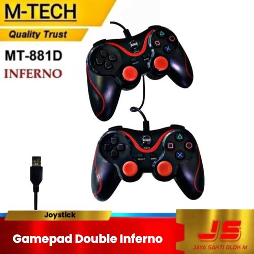 Jual M-Tech Gamepad Double MT-881D inferno Joystick for PC/Laptop ...