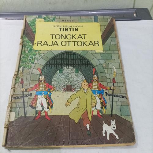 Jual komik kisah petualangan Tintin tongkat Raja ottokar (ada cacat ...