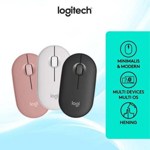 Jual Mouse Logitech Pebble Wireless Bluetooth M350 Original Garansi ...