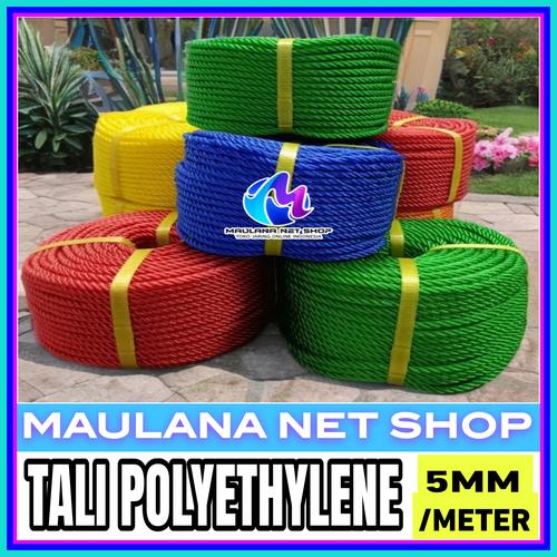 Jual Tali Tambang PE 5mm Harga Permeter - Tali Tambang Plastik Lentur ...