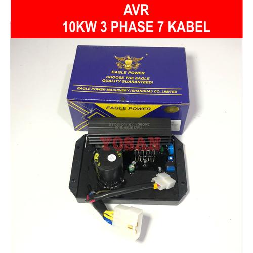 Jual AVR GENERATOR 10KW 3 PHASE 7 KABEL YC12000-026 AVR GENSET ...