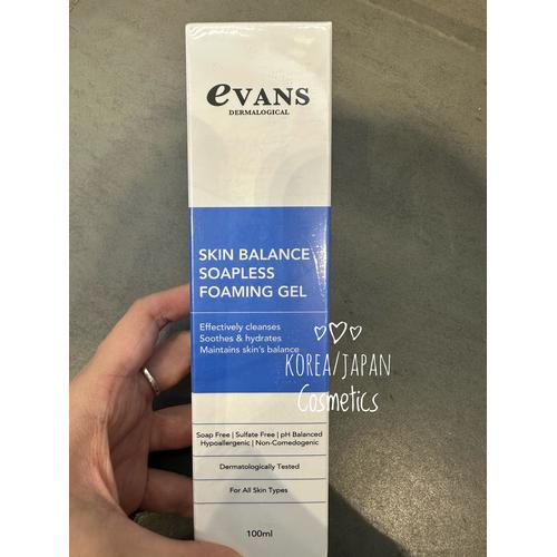 Jual Evans Dermalogical Skin Balance Soapless Foaming Gel 100ml ...