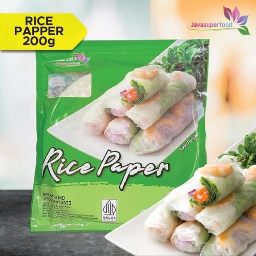 Jual Java Superfood Rice Paper Bulat 200gr isi 20 lembar - Kulit Lumpia ...