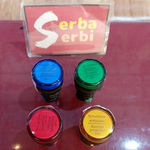 Jual [PILOT LAMP LED]Push button warna 22mm 220volt - Merah - Kota ...