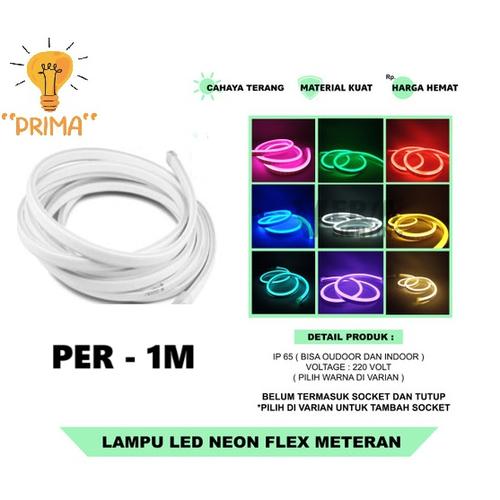 Jual Lampu LED Strip Neon Flexible LED Strip Flexible perMeter 220V ...