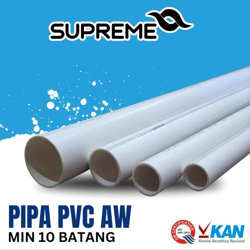 Jual Pipa Air PVC Supreme AW ( 4 METER ) - 1/2'' - Kab. Tangerang - PVC ...