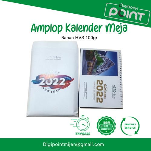 Jual Amplop Kalender meja HVS 21 x 15 cm Sudah termasuk Full Print Logo ...