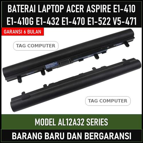 Jual BATERAI ORIGINAL LAPTOP ACER ASPIRE E14 ES1-411 E1-410 E1-422 ...