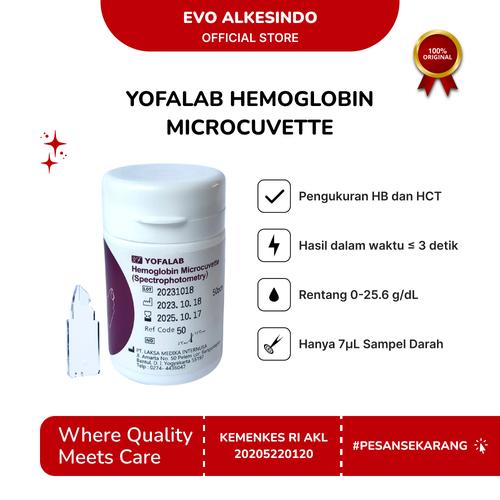 Jual Reagent YOFALAB Hemoglobin Microcuvette | Reagen Pengujian HB ...