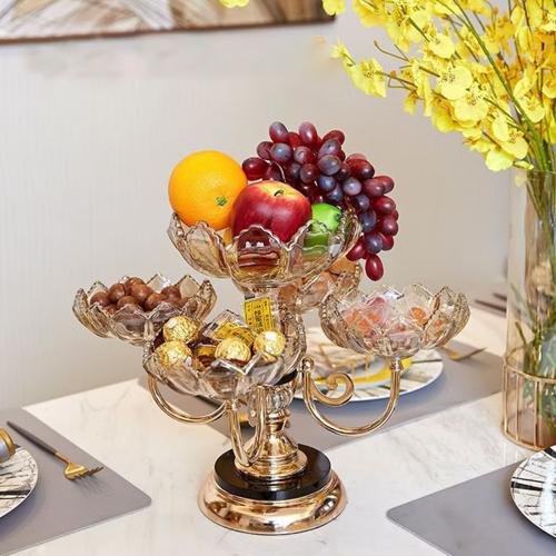 Jual Tempat makanan snack permen mewah / Tempat buah / Hiasan meja bisa ...