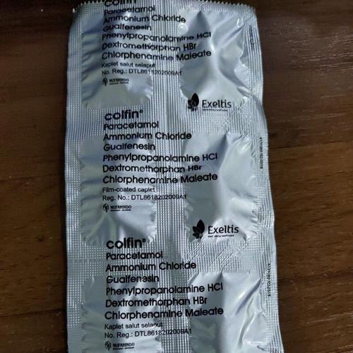 Jual Colfin Strip isi 10 Tablet - Kab. Grobogan - farmavit | Tokopedia