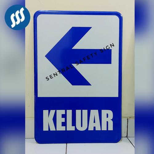 Jual Rambu Keluar Kiri 60cm x 40cm - Jakarta Barat - SENTRAL SAFETY ...