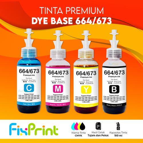 Jual Tinta 673 Premium Refill Printer Epson L800 L805 L810 L850 L1800 ...
