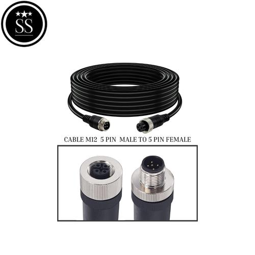 Jual Cable M12 5 Pin Male to 5 Pin Female 24 AWG /Kabel Konektor ...