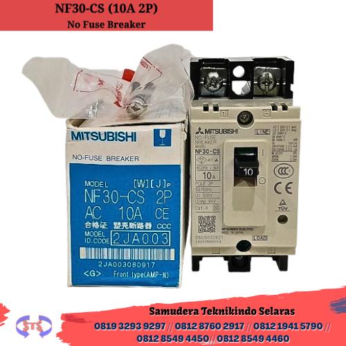 Jual MITSUBISHI NF30-CS (10A 2 POLE) No Fuse Breaker - Kab. Bekasi - SAMUDERA TEKNIKINDO | Tokopedia