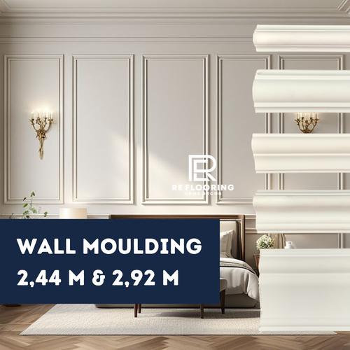 Jual List Wall Moulding PVC LAIV Putih - List Dinding / List Moulding ...