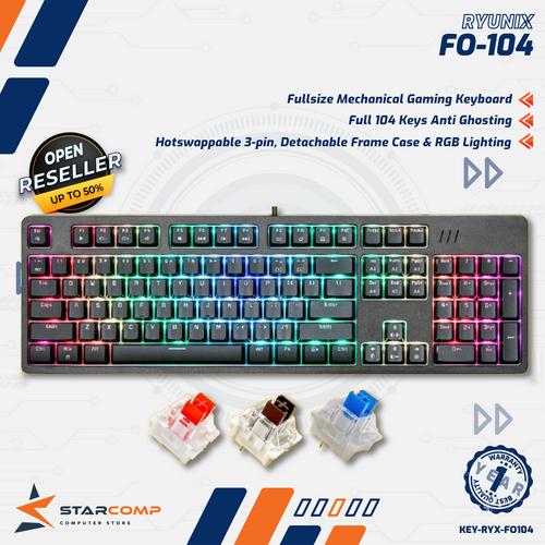 Jual Sades Ryunix FO-104 Mechanical Gaming Keyboard Fullsize ...