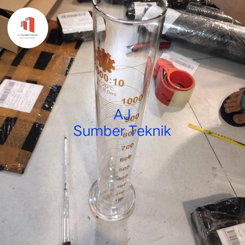 Jual Tabung Glass kaca / Hydrometer Solar Ukuran 1000 ml - Jakarta ...