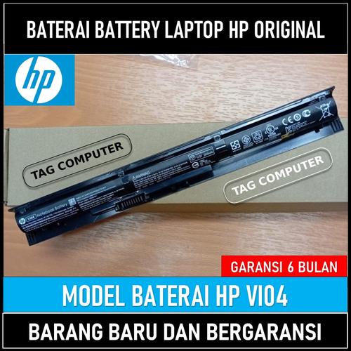 Jual BATTERY/BATERAI ORIGINAL LAPTOP HP 440-G2 PAVILION 14-V 15-P VI04 V104 - Jakarta Pusat ...