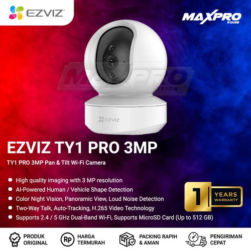 Jual TY1 PRO 3MP - EZVIZ IP CAMERA SMART WIRELESS 3MP TWO WAY AUDIO ...