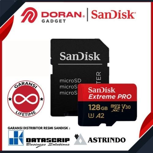 Jual Micro SD 128GB Memory Sandisk 128GB Extreme Pro 200mbs Garansi ...